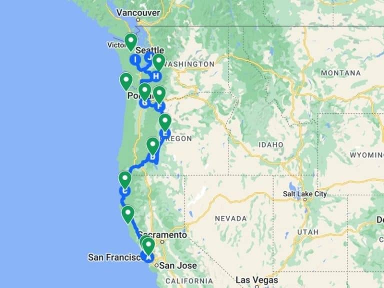 San Francisco to Seattle Road Trip Itinerary for 2025